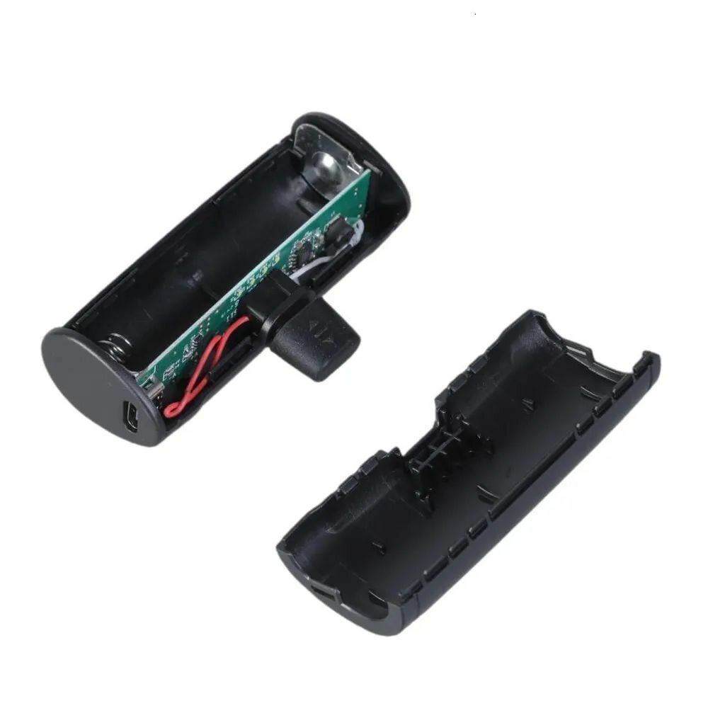 Корпус PowerBank для 18650 без пайки, Черный