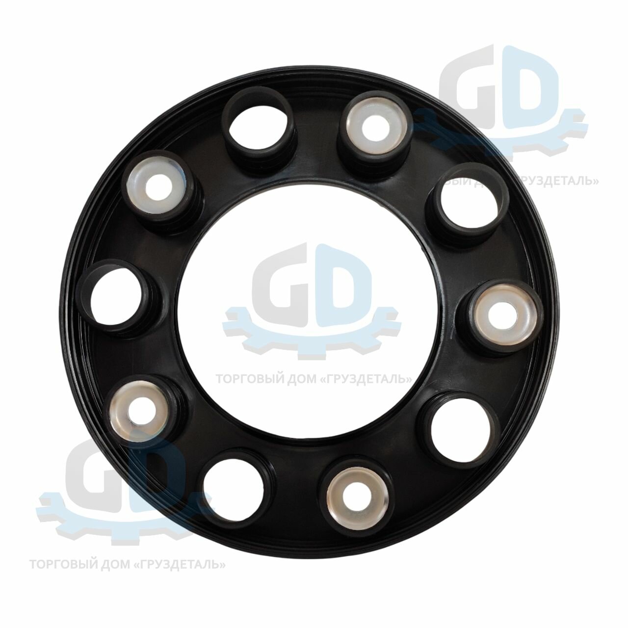 Колпак на колеса универсальный открытый черный для Камаз / 1 шт, арт. 5460-3101061