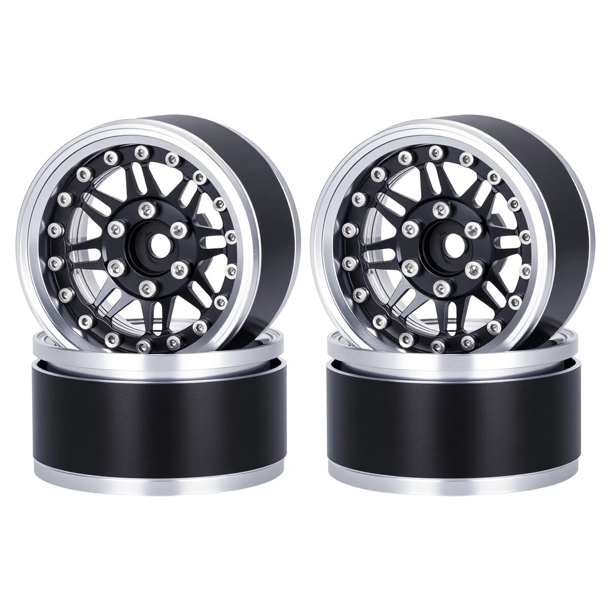 4 шт. RC колеса 1.9" Black A для RC 1/10