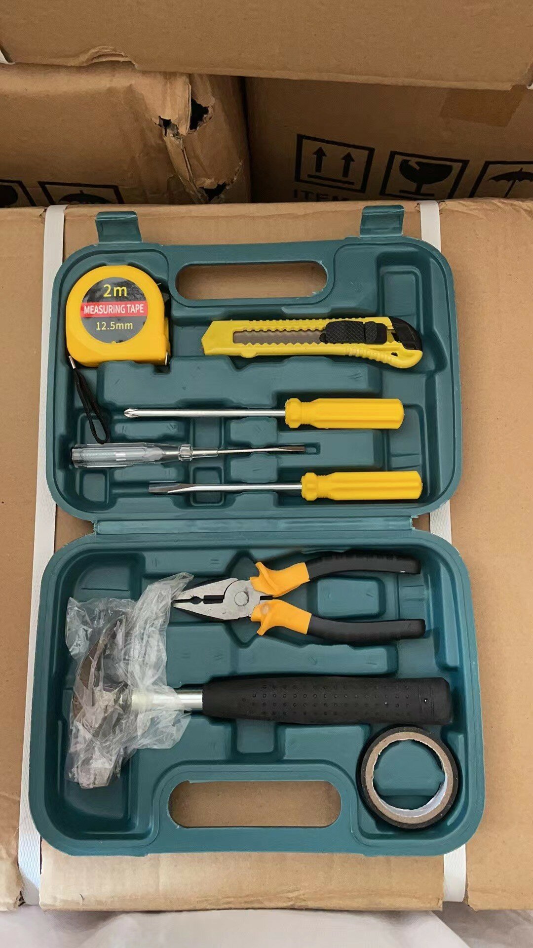 Набор инструментов для экстренных ситуаций в автомобиле, 11 предметов, набор инструментов для дома, подарок для страховой компании, набор инструментов из 16 предметов