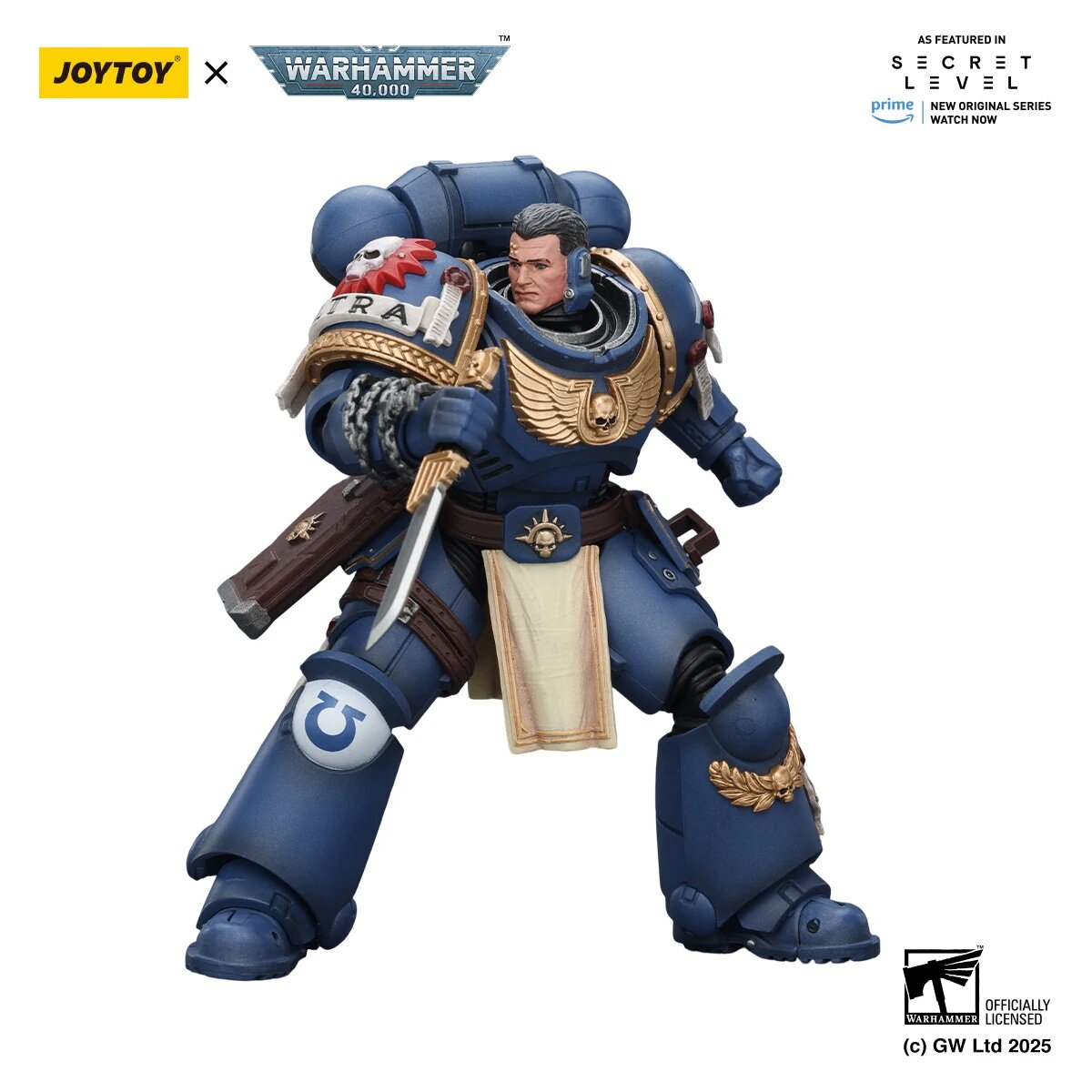 JOYTOY Warhammer 40k 1/18 Фигурки Ультрамарины Titus Laurels