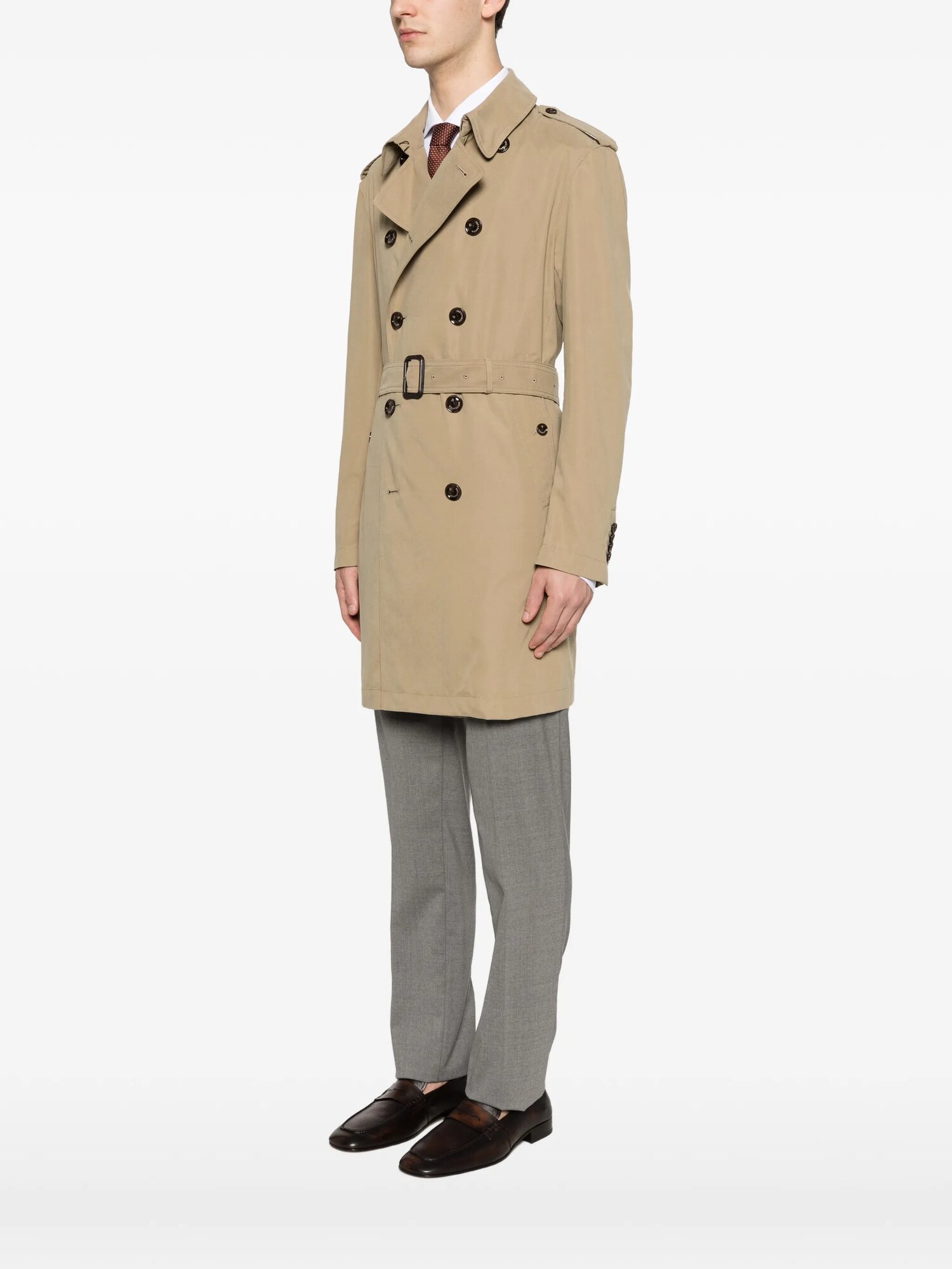 Пальто Montecore Belted double-breasted coat, размер 50, разноцветный — фото 1