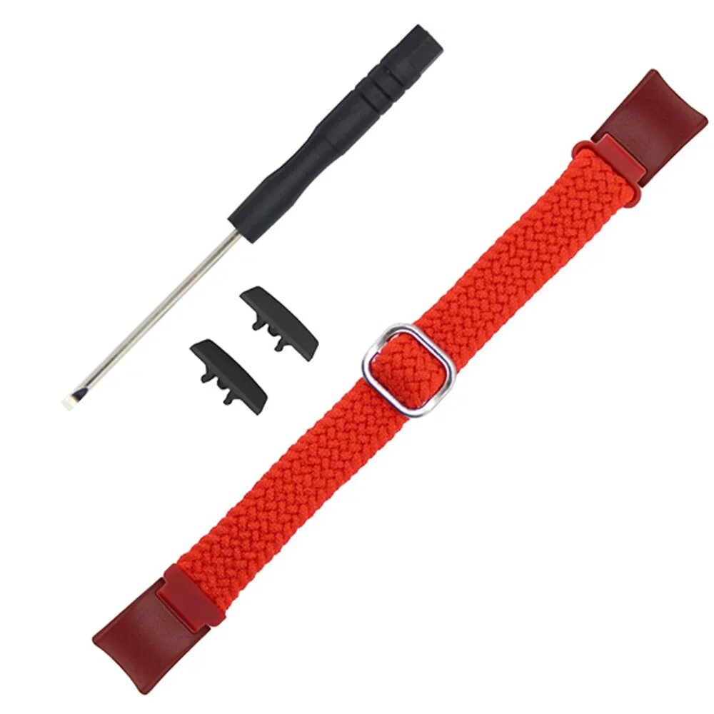 Красный плетеной ремешок для Huawei Honor Band 4/5/6