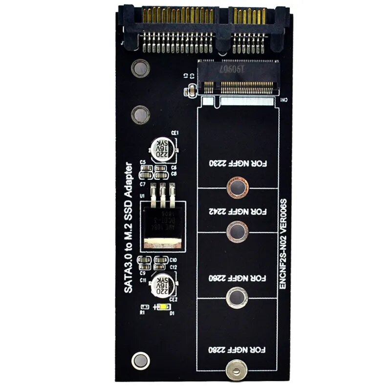 Адаптер NGFF M.2 M2 SATA3 Raiser Адаптер M.2 для SATA SSD M2 для карты расширени