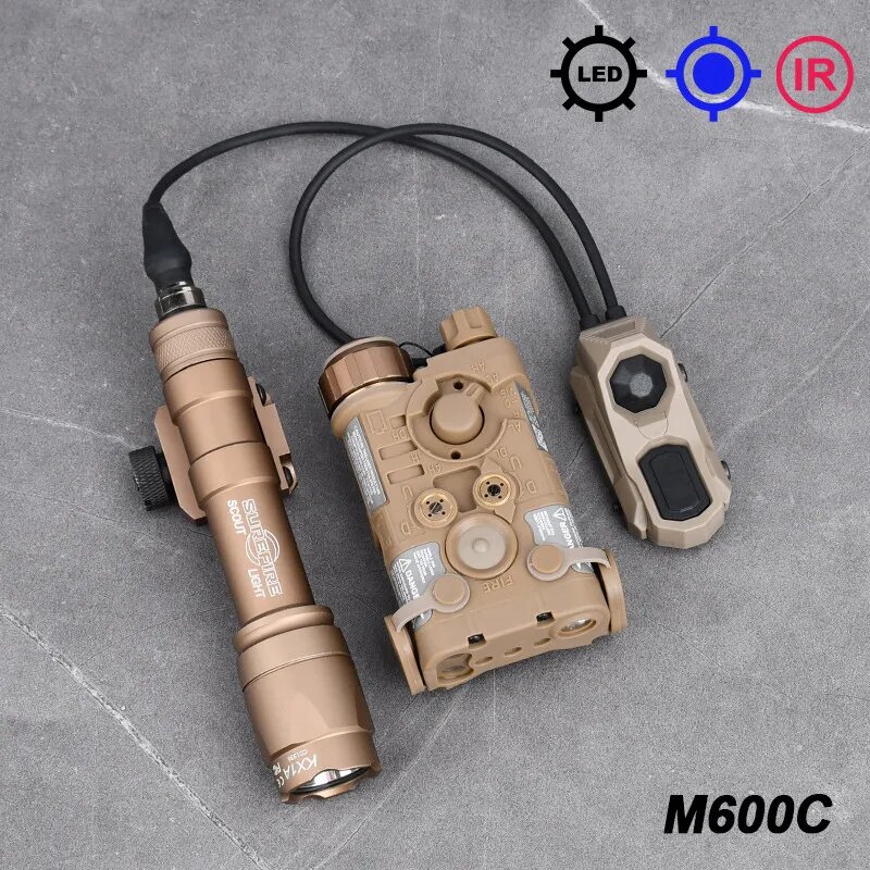 WADSN M600C тактический фонарь, цвет DE Blue