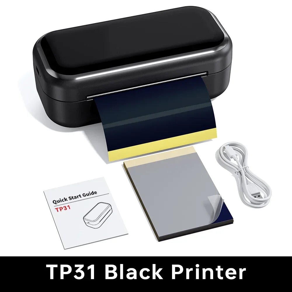 Термопринтер Zodzi TP31 для татуировок Black Printer
