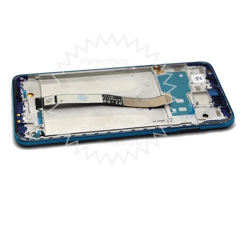 6,67-дюймовый протестирован для Xiaomi Redmi Note 9 Pro, ЖК-дисплей, сенсорная Blue with frame