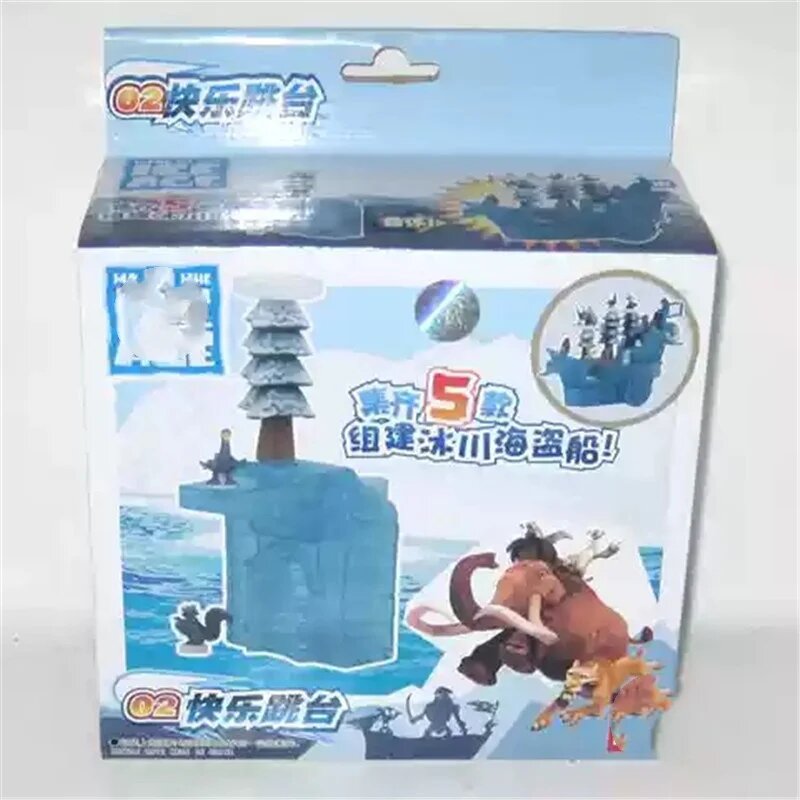 Подарочная коробка 17 см с фигуркой мамонта из мультфильма «Ледяной период», коллекционная зеленый