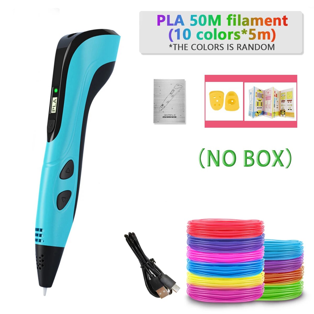 3D-ручка NVPONE Blue-PLA-50m
