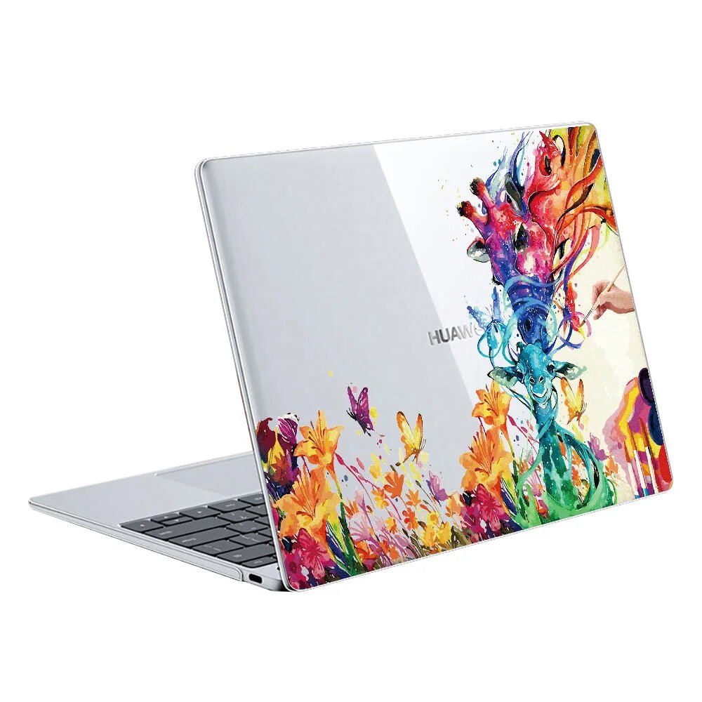 Чехол для ноутбука Cola Bubbles цветочный пластик Huawei MateBook D14 D15 Honor MagicBook X15, 05