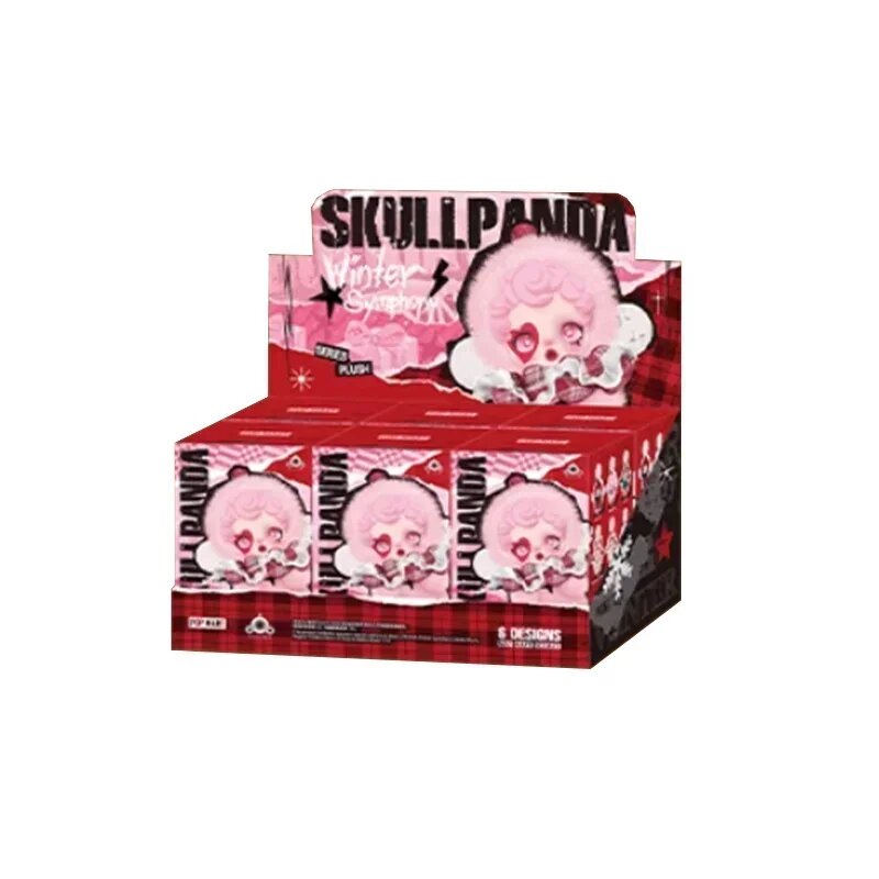 POP MART SKULLPANDA Зимняя серия, Розовый, 6 шт.
