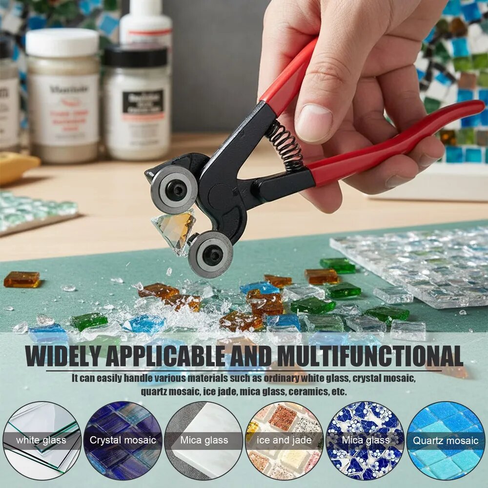 8-дюймовые кусачки для керамической плитки инструменты для мозаики с мягкой резиновой ручкой инструмент для резки мозаики