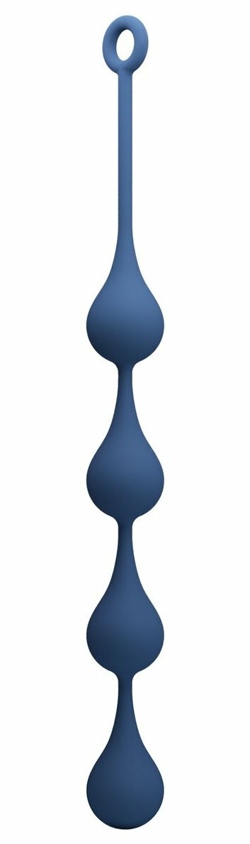 Синяя анальная цепочка 52,4 см Baile