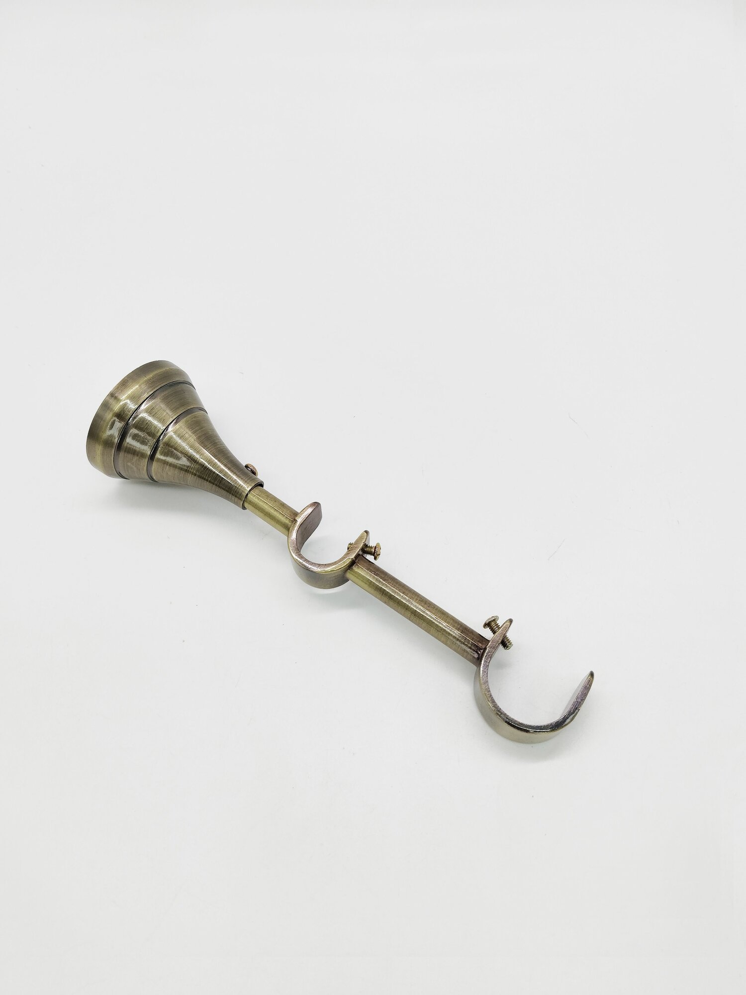 (1 шт.) 25/19 мм Кронштейн двухрядный" Гранд-М" антик