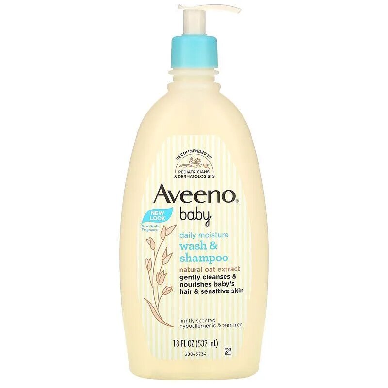 Aveeno Средство для купания 532 мл, средства для купания детей