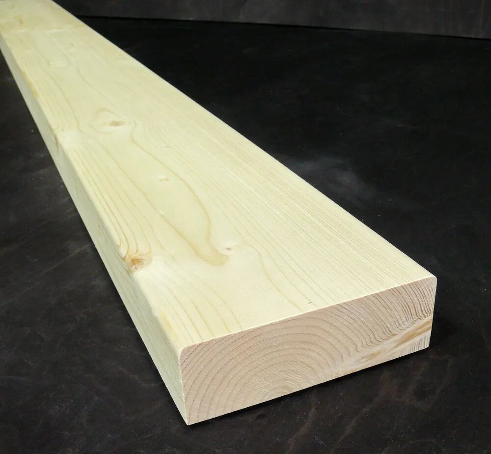 Доска строганная профиль 50х150х1500мм 1 шт сорт первый хвоя