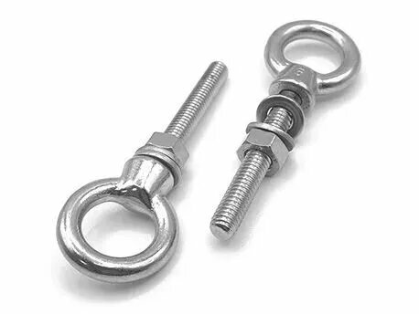 Рым-болт М8Х80 с удлиненной резьбой Нержавеющий ART 8267 А4 1 шт. (гайка и шайба в комплекте)