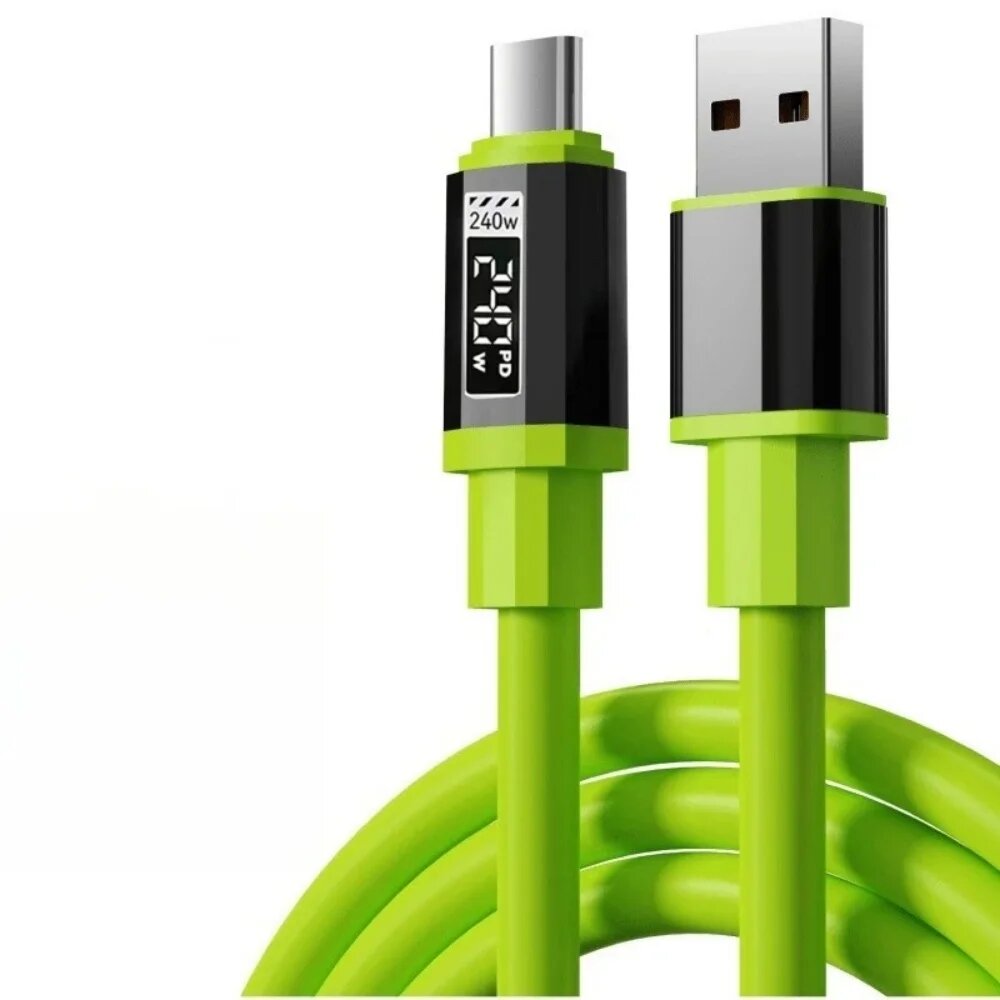Кабель USB-C Для Передачи Данных И Быстрой Зарядки 240W 6A, Совместимый С iPhone, 1m, USB A-Type C