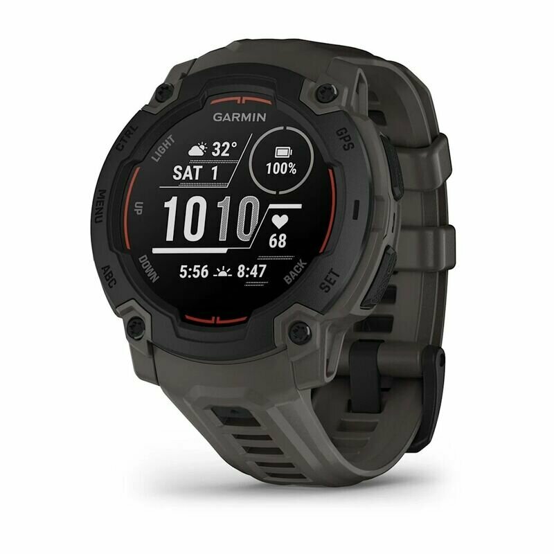 Смарт-часы Garmin Instinct E - 45 mm Black Charcoal (010-02933-00)