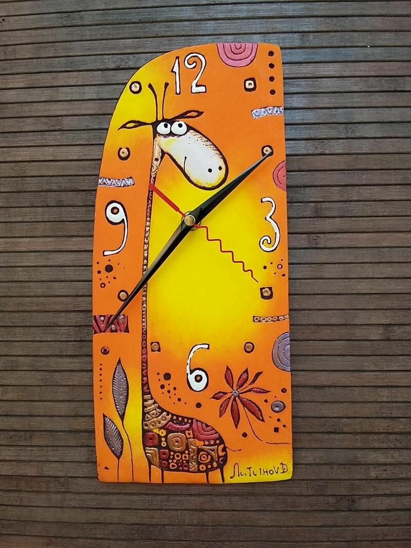 Настенные часы "Жираф" CF-Cl-094