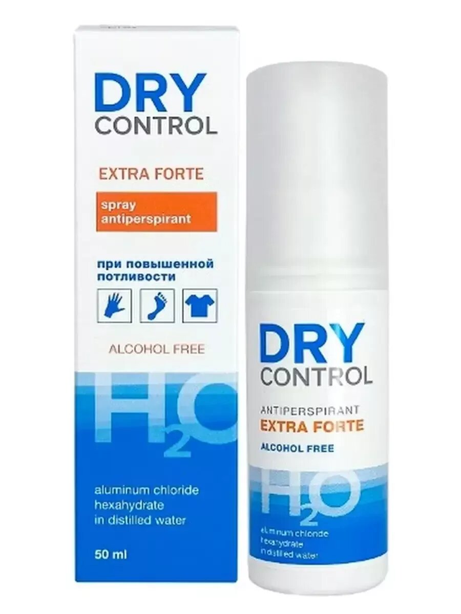 Drycontrol extra forte h2o спрей антиперспирант 50 мл