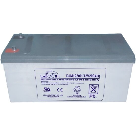 Аккумулятор Leoch DJM12200 (12В, 200Ач)