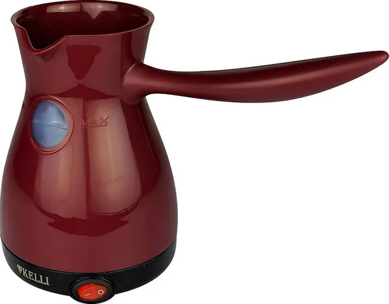 Турка электрическая Kelli KL-1445, бургунди