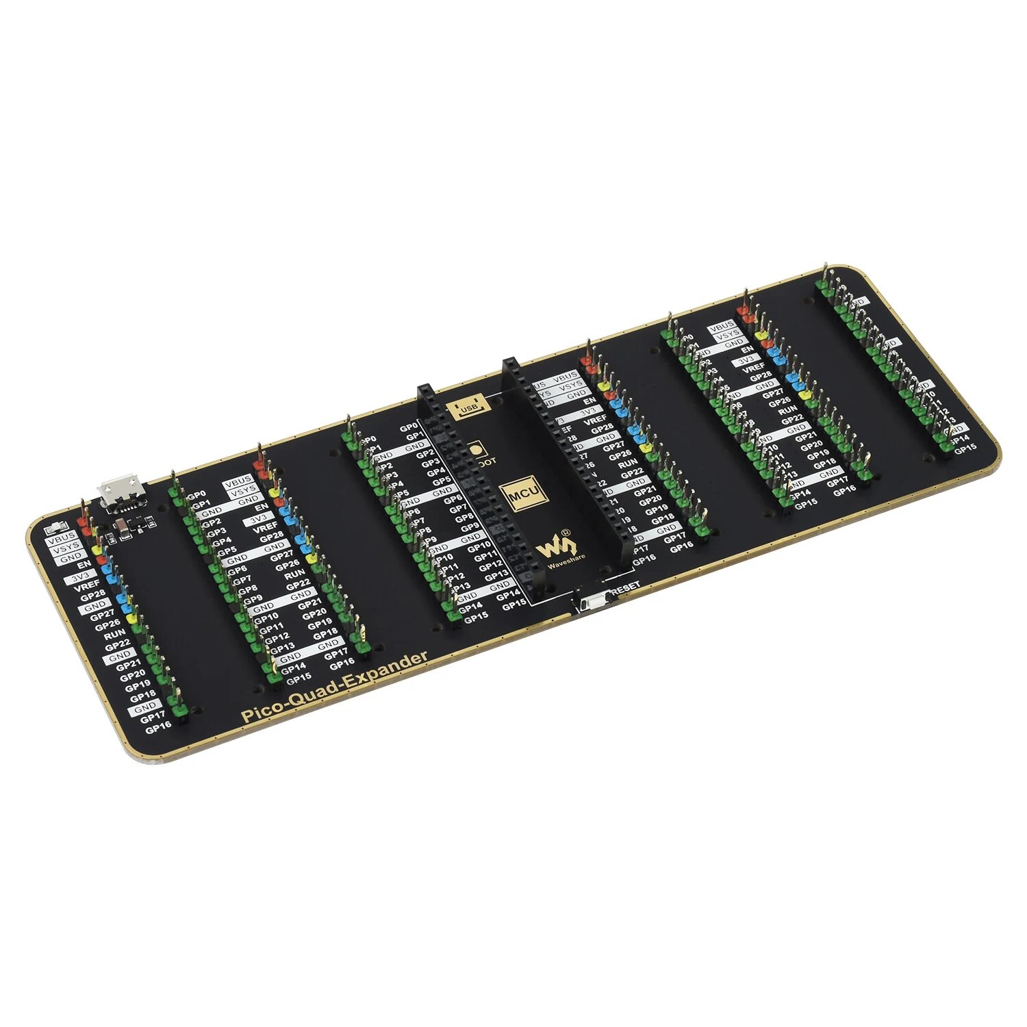 Waveshare Pico-Quad-Expander, Quad-Expander