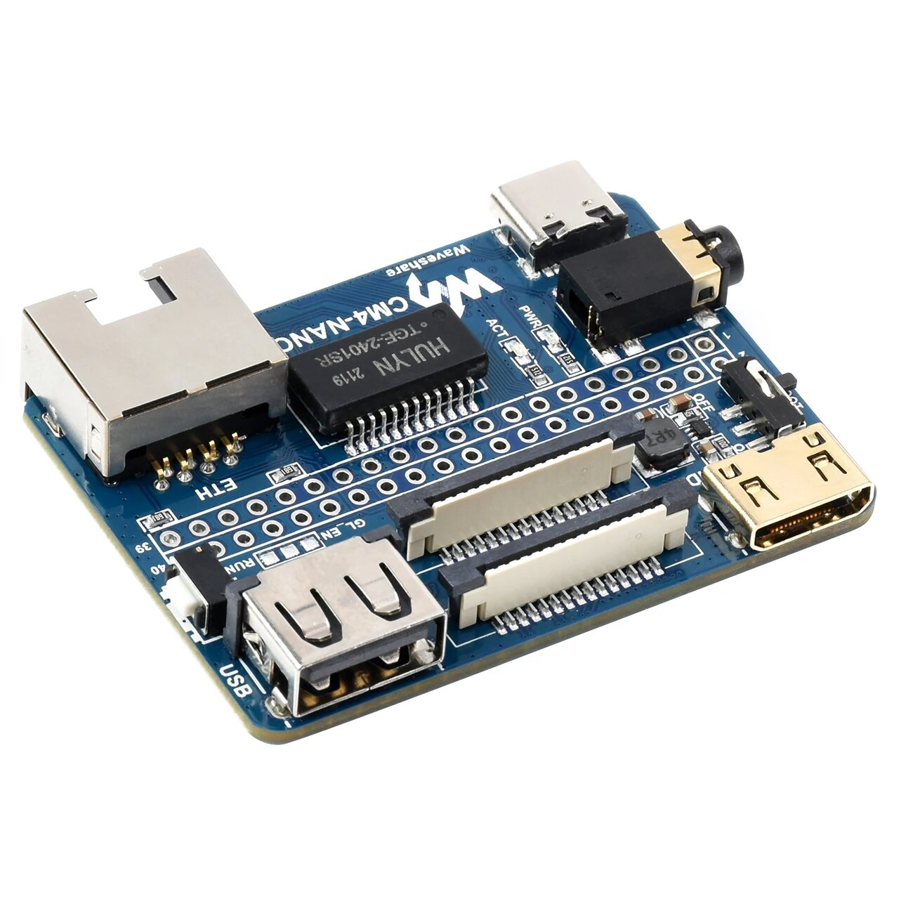 Расширительная плата Waveshare CM4-NANO-B для Raspberry Pi Compute Module 4 Lite