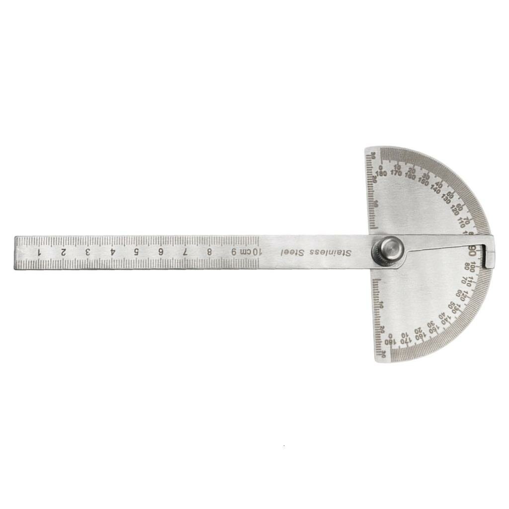 Стальной транспортир 0–180°