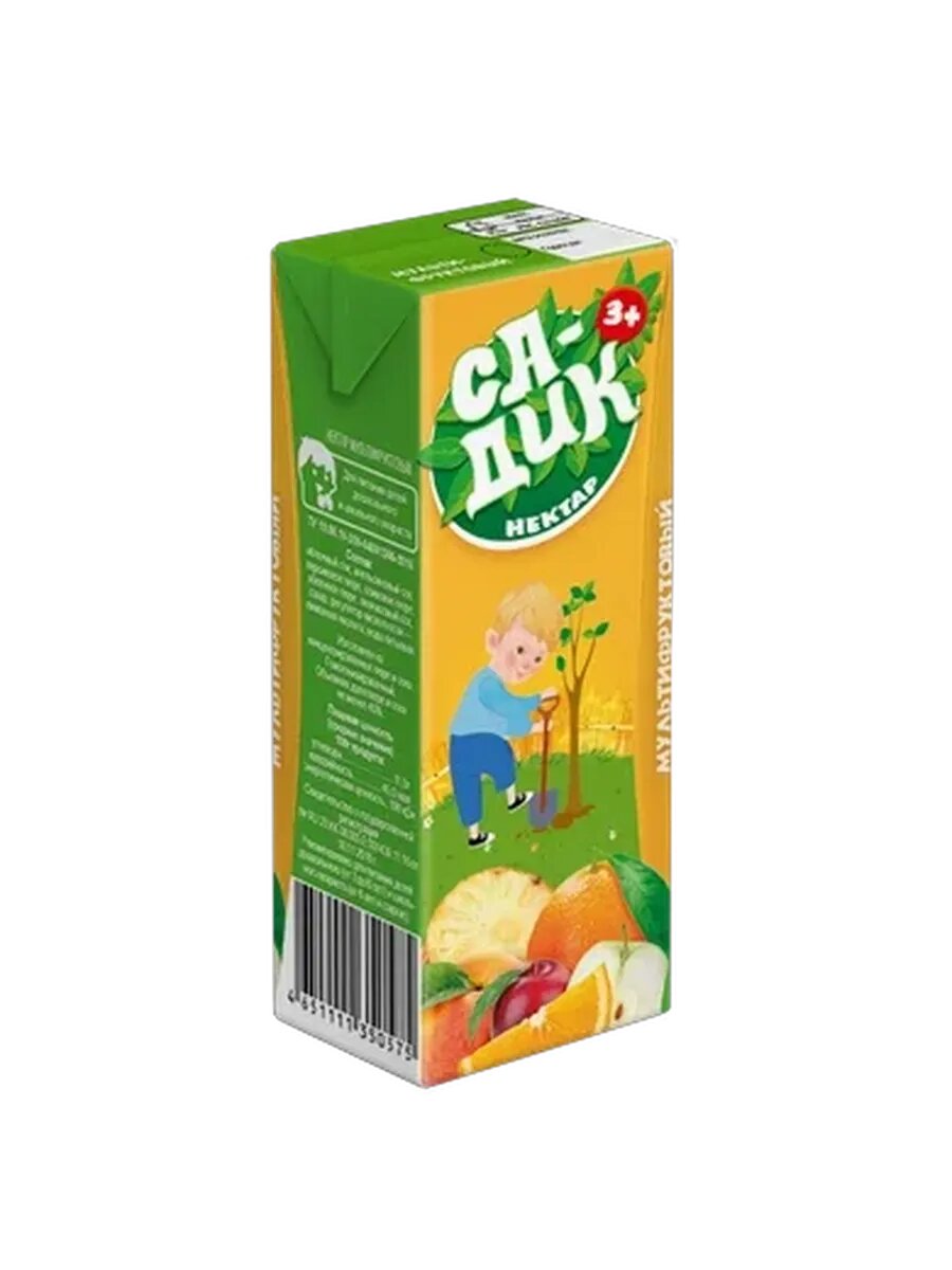 Нектар Садик Мультифруктовый 200мл