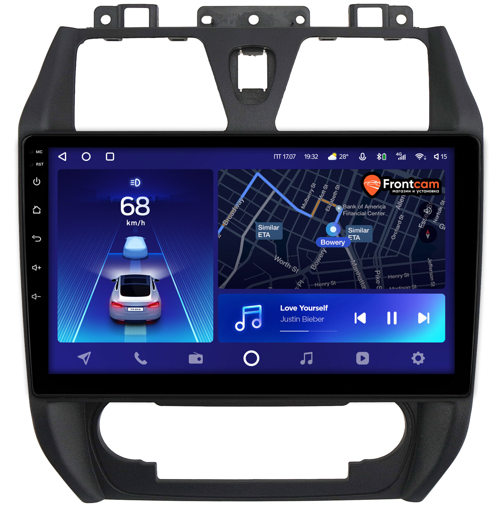 Штатная магнитола Teyes CC2 PLUS 4/32 10" RM-10-3019 Geely Emgrand EC7 2009-2016 Android 10 (4G-SIM, DSP, QLed)