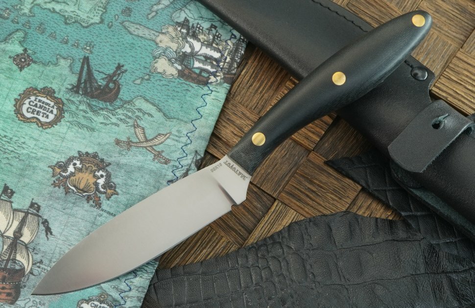 Нож с фиксированным клинком АиР Траппер (Канадский малый), сталь 95Х18, рукоять текстолит