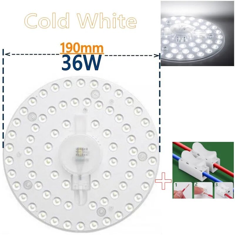 Светодиодная кольцевая панель LED Ring PANEL 50W/36W/24W/18W/12W Round 36W CW