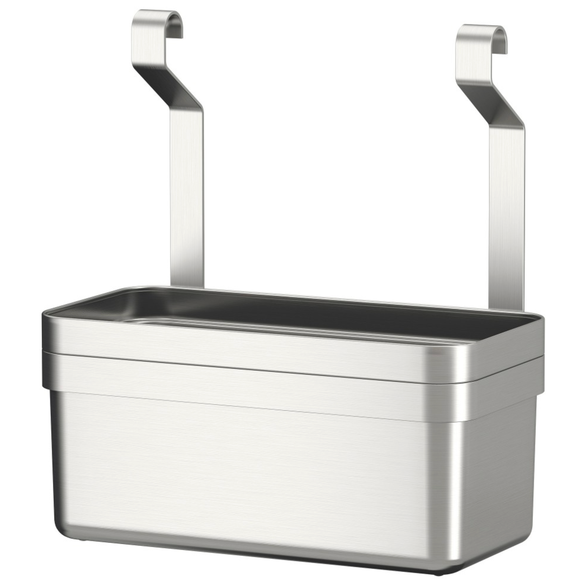 Контейнер грундталь, нержавеющ сталь (25x13x28 см) икеа