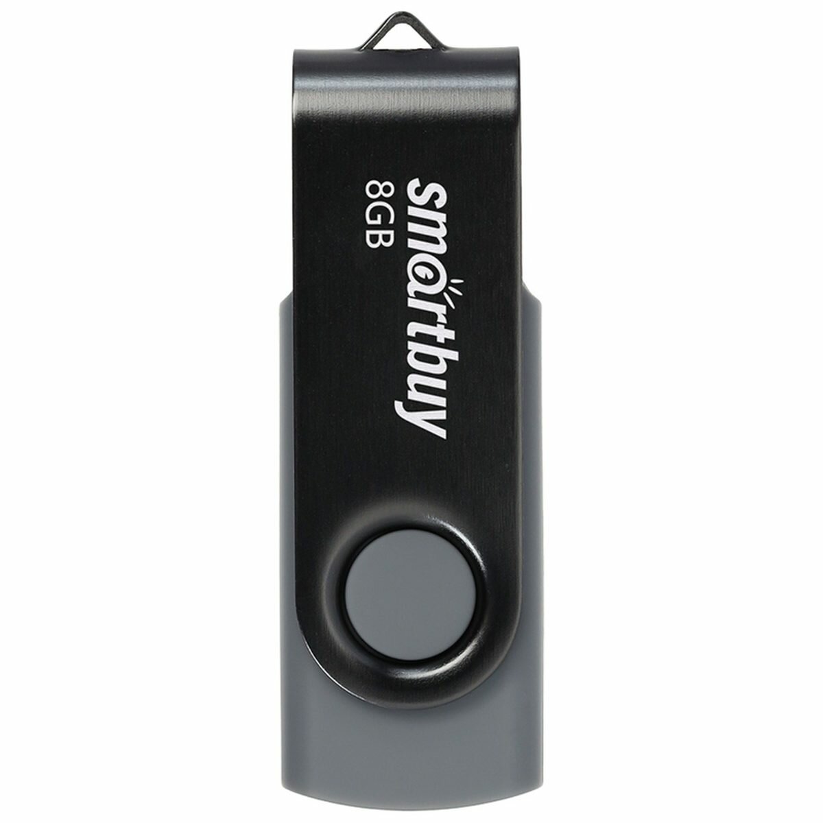 Флеш-память USB SmartBuy Twist 8Gb, USB 2.0 Flash Drive, черный (SB008GB2TWK)