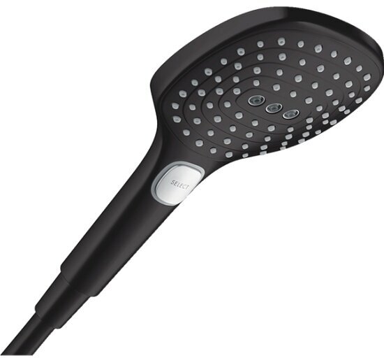 Ручной душ Hansgrohe Raindance Select E 120 3jet, черный матовый 26520670