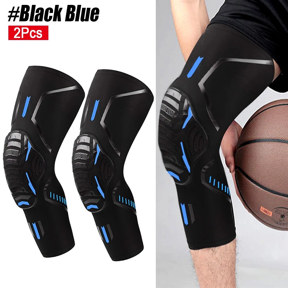 SPOSAFE Наколенники и налокотники для взрослых Темно-синий, XL, Knee-Black Blue