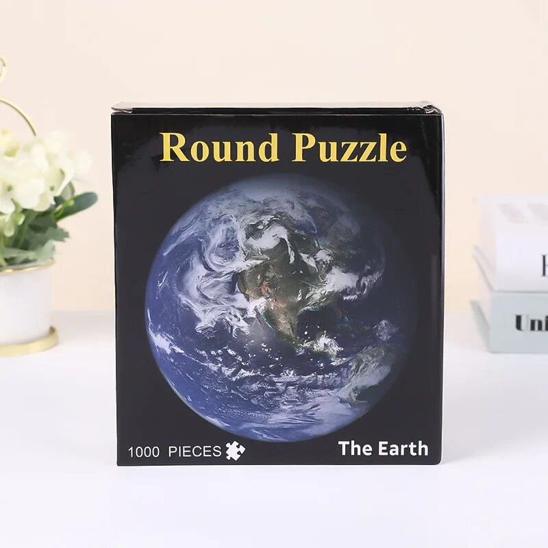 Пазл Земля 1000 деталей, круглый, цвет the Earth
