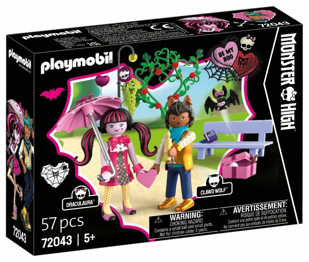 Конструктор Playmobil - "Свидание на День святого Валентина: Дракулаура и Клод", 57 эл. - Плеймобиль 72043