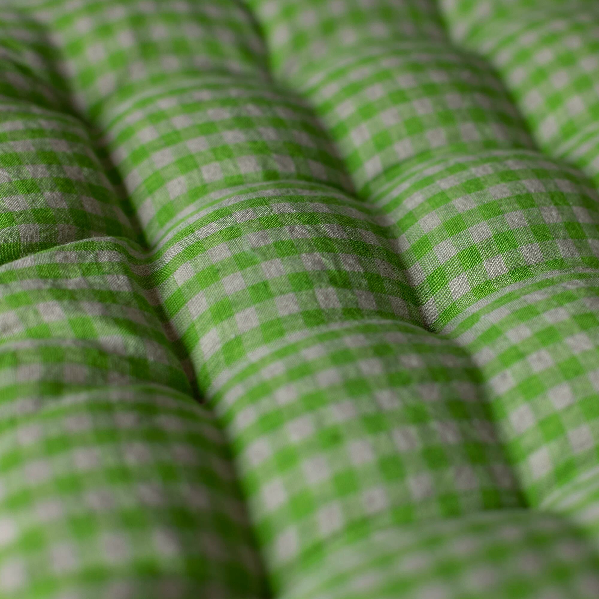 Зеленая льняная подставка для спины 40x45 см для стула, дивана, йоги - натуральный волокно комфорта