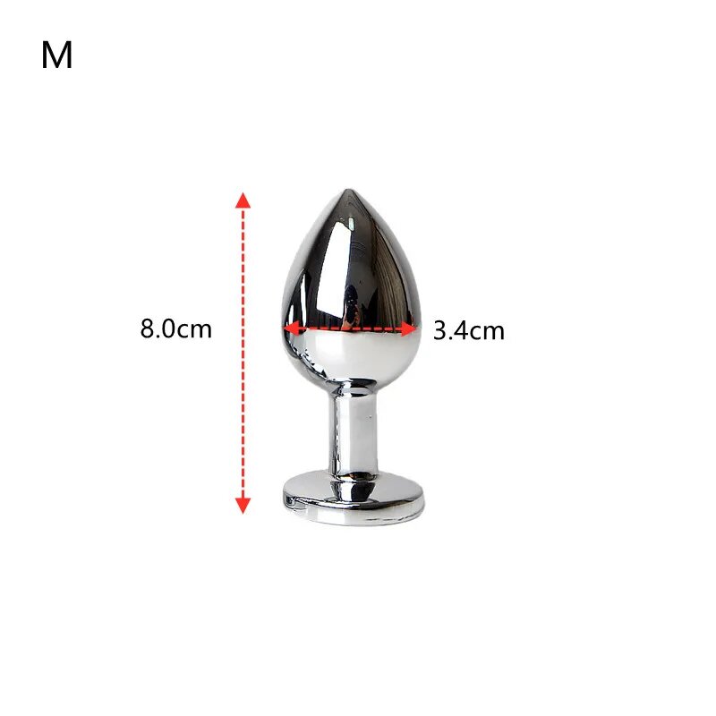 Разделенная металлическая анальная пробка Настоящий лисий хвост Ролевая игра Only Anal Plug M