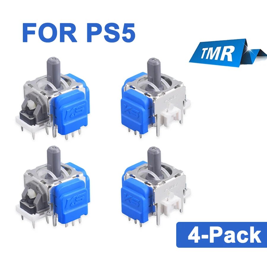 4 шт. Джойстик Электромагнитный для PS5, Цвет: 4 PCS