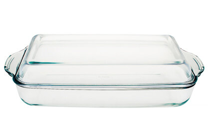 Форма для запекания стеклянная с крышкой 34х20х9см 1,8л, Appetite