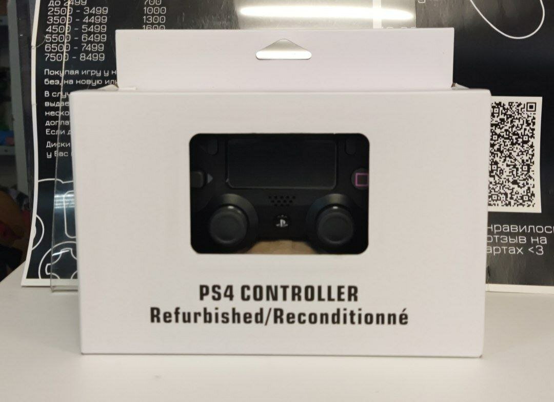 Джойстик PS4 DualShock Wireless original Black (Sony Refurbished)(SPC)