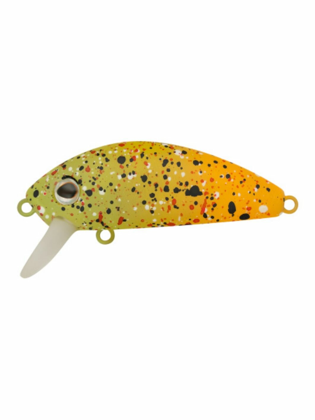 Воблер Минноу Strike Pro Mustang Minnow 45, 45 мм, 4,5 гр, Заглубление 0,2 м -0,5 м, Плавающий, цвет A254GS Yellow Matte Blob