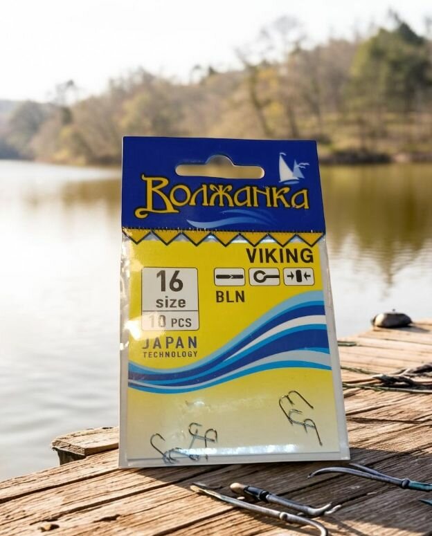 Крючки рыболовные Волжанка VIKING №16