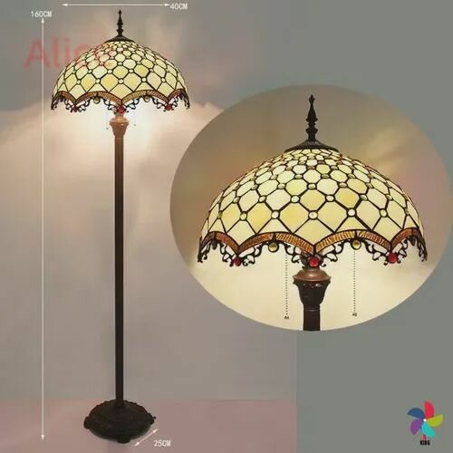 Торшер напольный. Торшер тиффани с лампочками E27