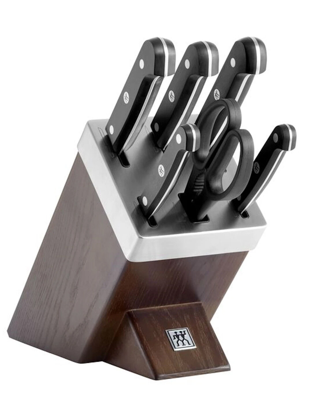 Набор кухонных ножей Zwilling Gourmet, 7 предметов, нержавеющая сталь, с подставкой