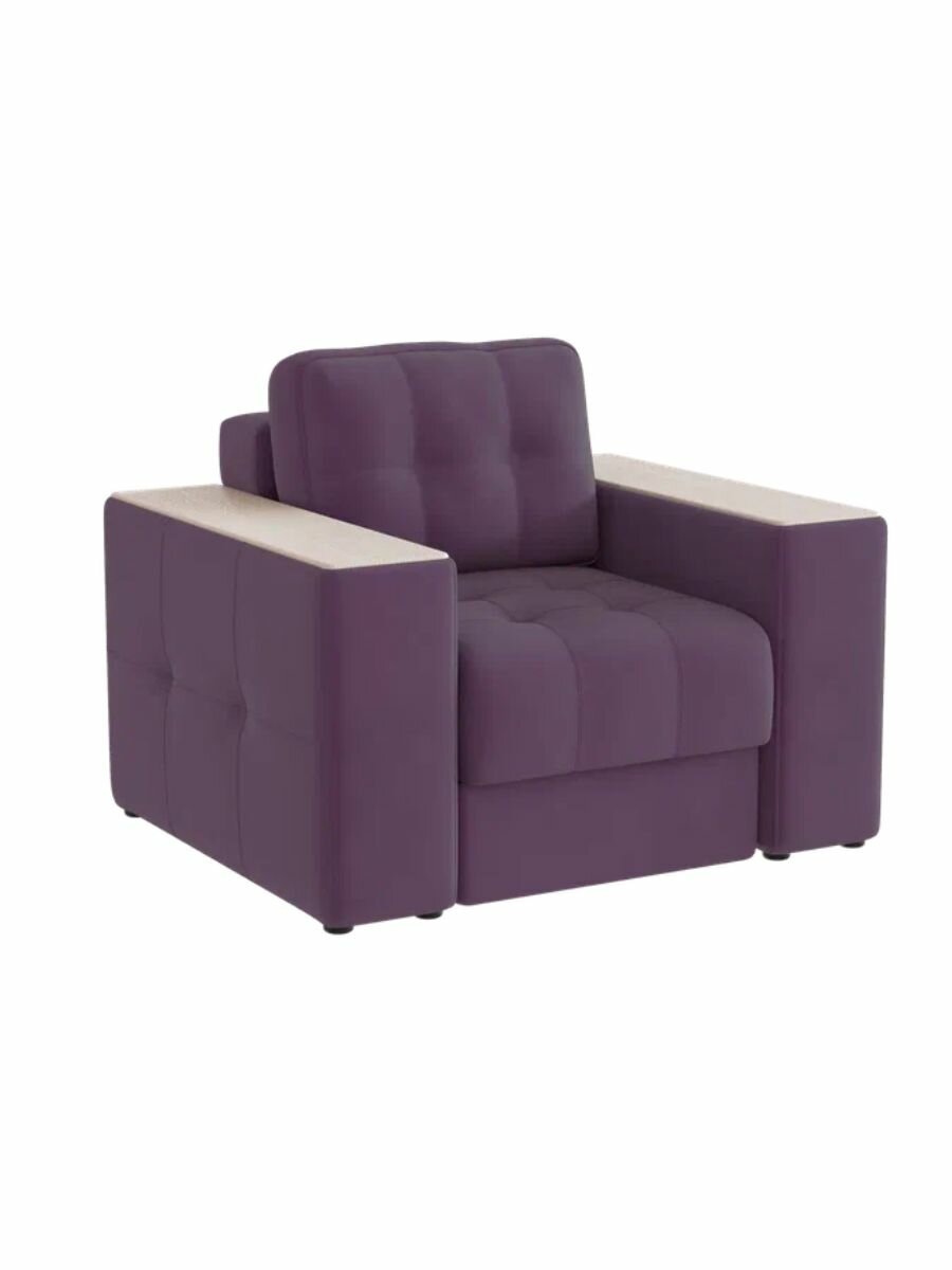 Домани Кресло Виконт 1120х870х950, винный/МДФ клен кремовый